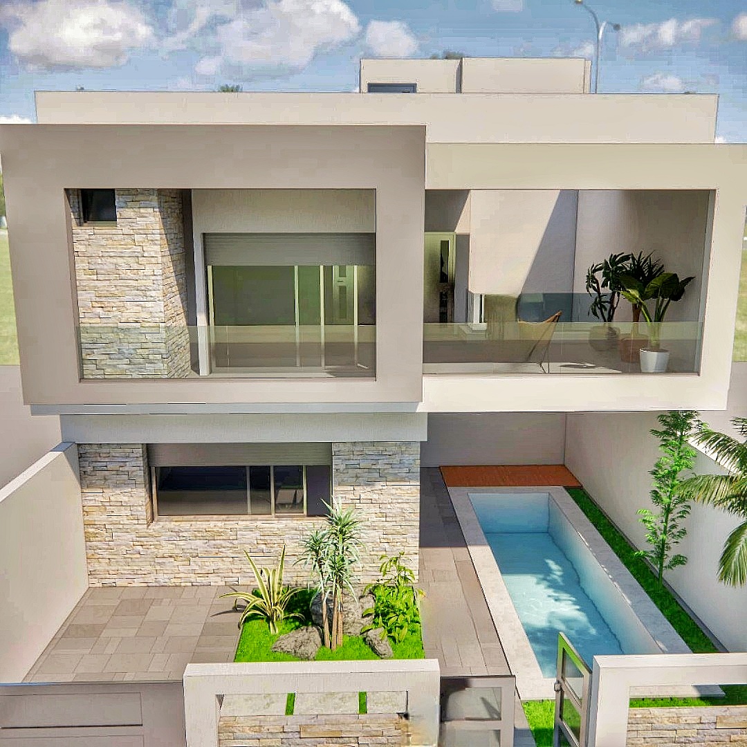 Plan de villa au Maroc - La Villa Patio